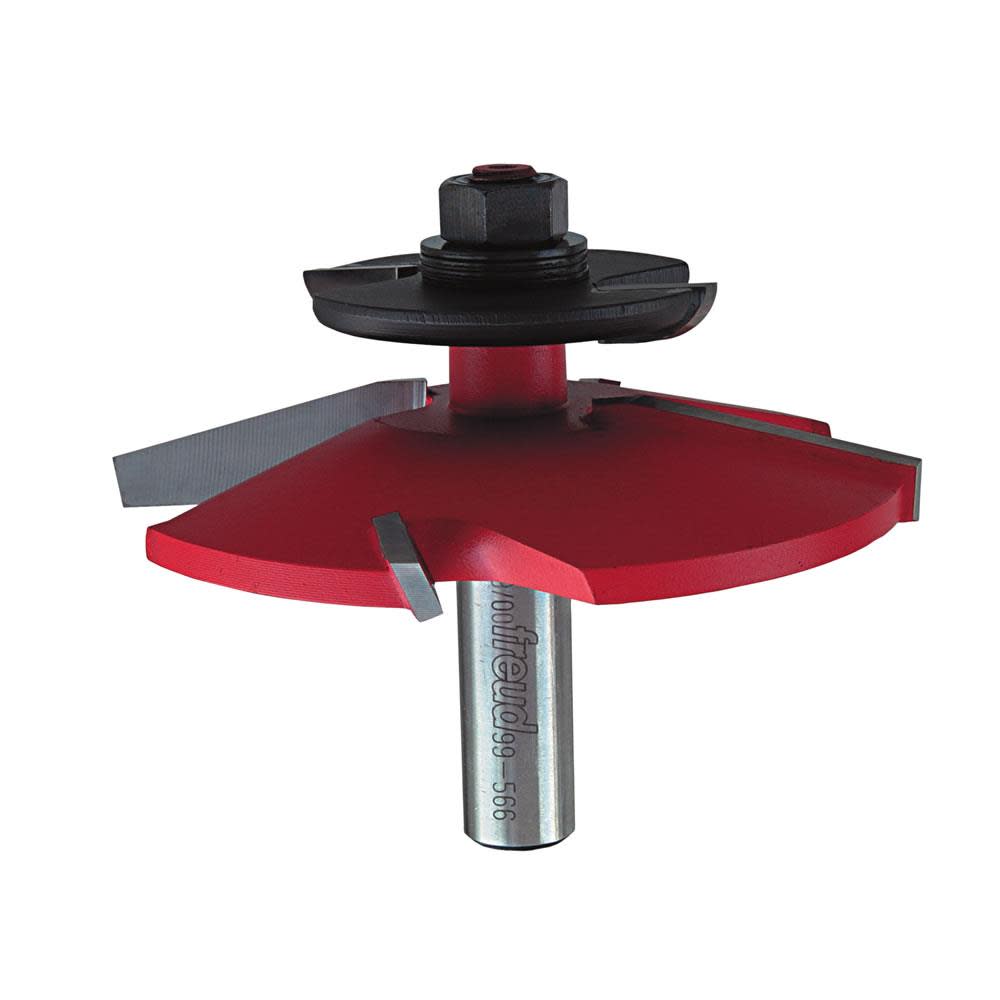 Freud 3-1/2 In. (Dia.) Quadra-Cut Raised Panel Bit with Back Cutters ...