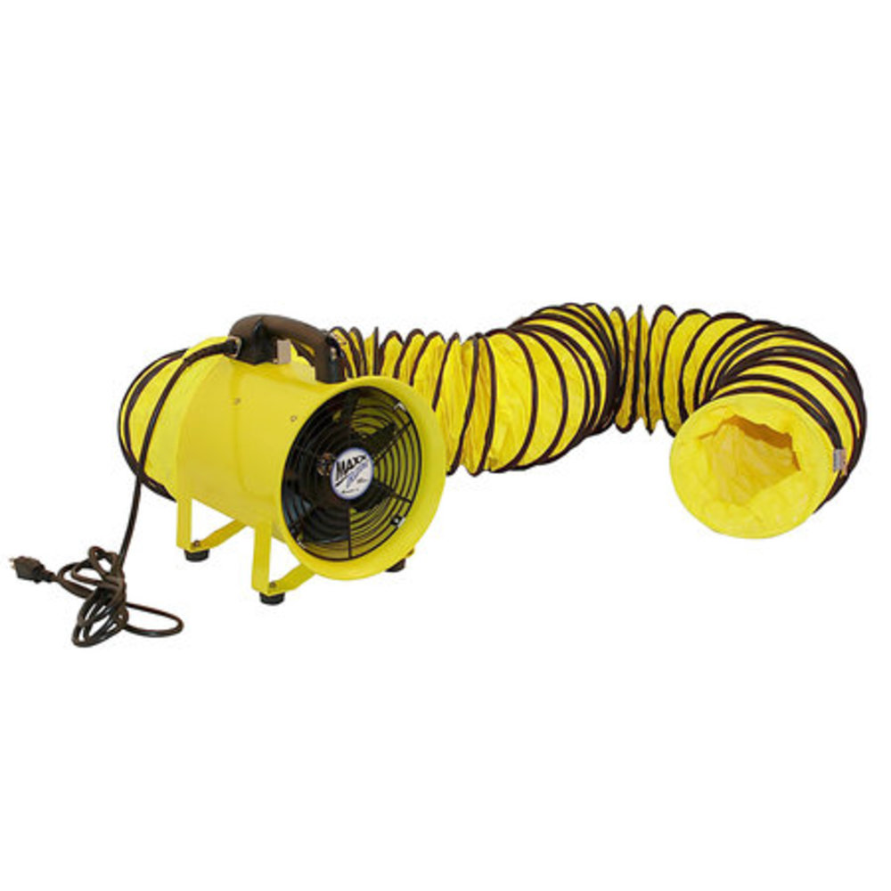 Ventamatic 12In Portable Air Mover with 20Ft Flexible Hose HVHF 12COMBO ...