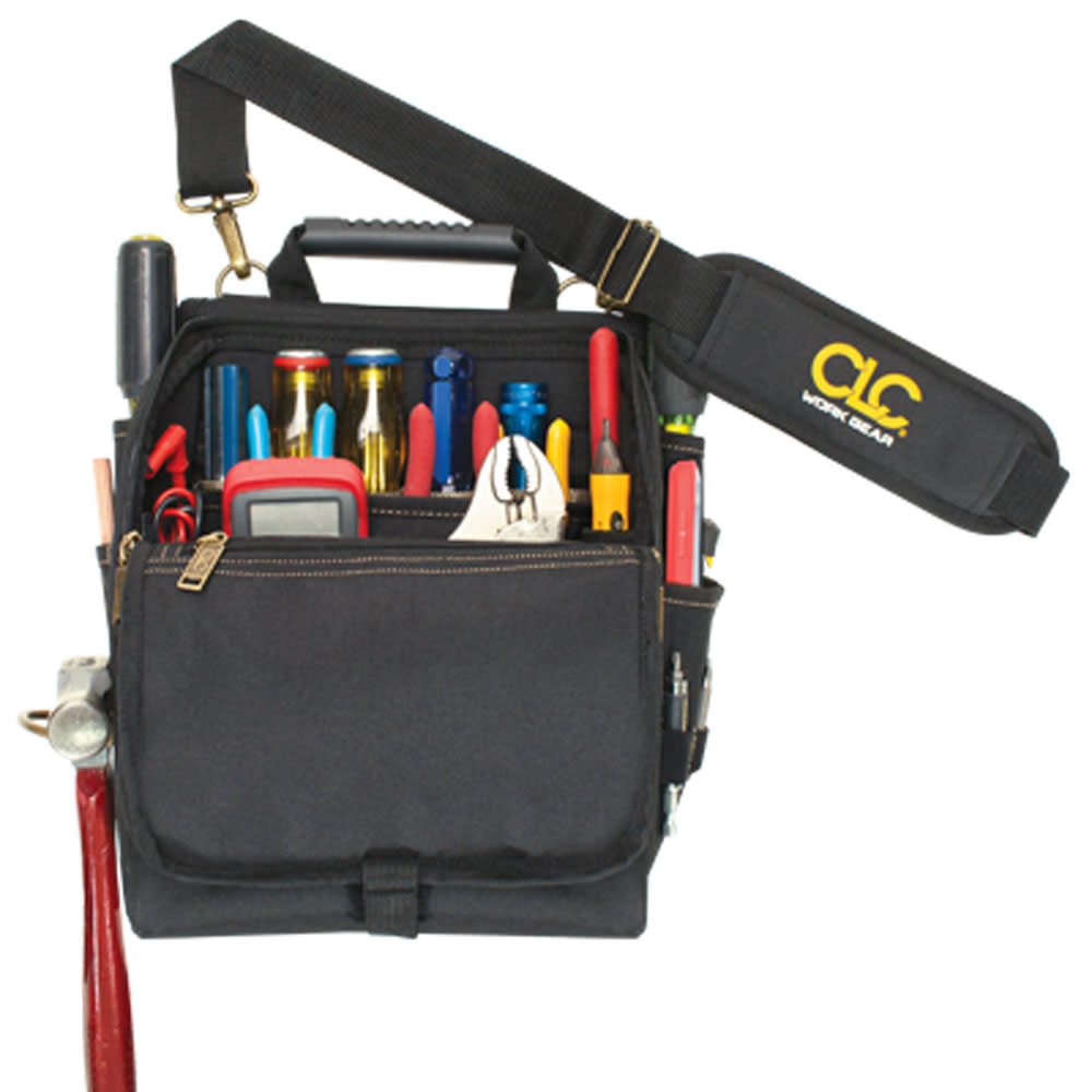 CLC 21 Pocket Zippered Professional Electrician's Tool Pouch 1509 ...