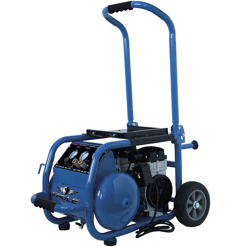 Eagle Compressor Silent Series 6 Gallon Electric Portable Air ...
