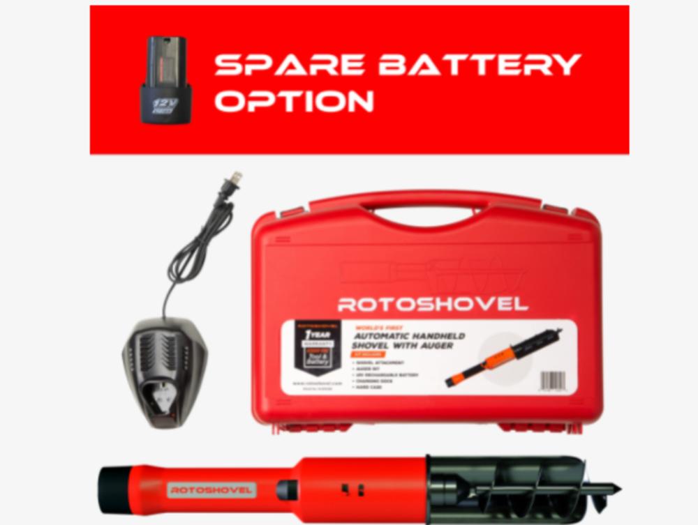 Rotoshovel Powered Shovel Auger with 2 Batteries ROTO1B2 - Acme Tools