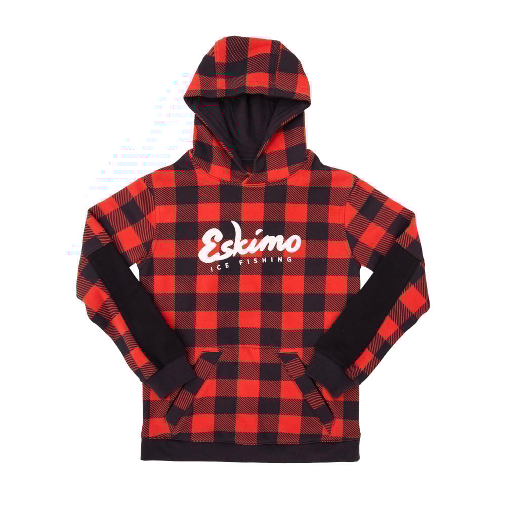 Eskimo Youth Retro Hoodie, Buffalo Plaid, Medium 4361409031 - Acme Tools