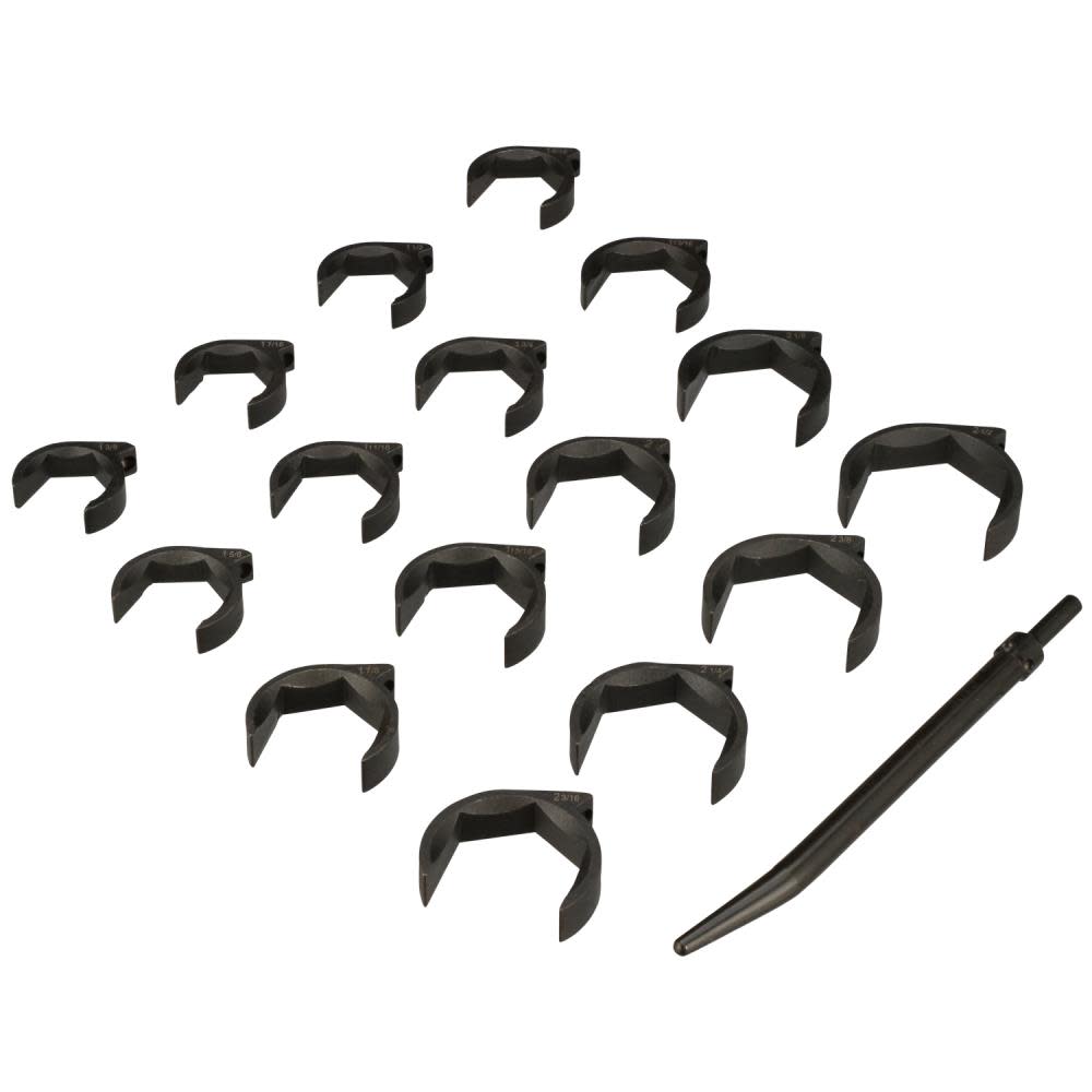 Milton SAE Shockit Crows Foot Set 16pc LT1900XL - Acme Tools