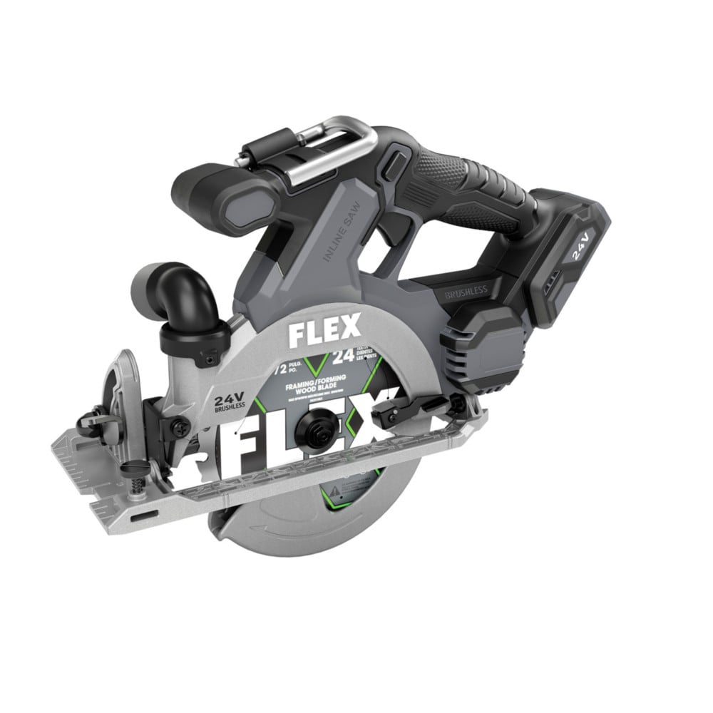 FLEX 24V Circular Saw In Line 6 1/2in (Bare Tool) FX2131A-Z - Acme Tools