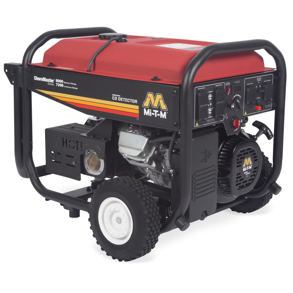 Mi T M 8,000 Watt Gas Powered 50-State Portable Inverter Generator with ...