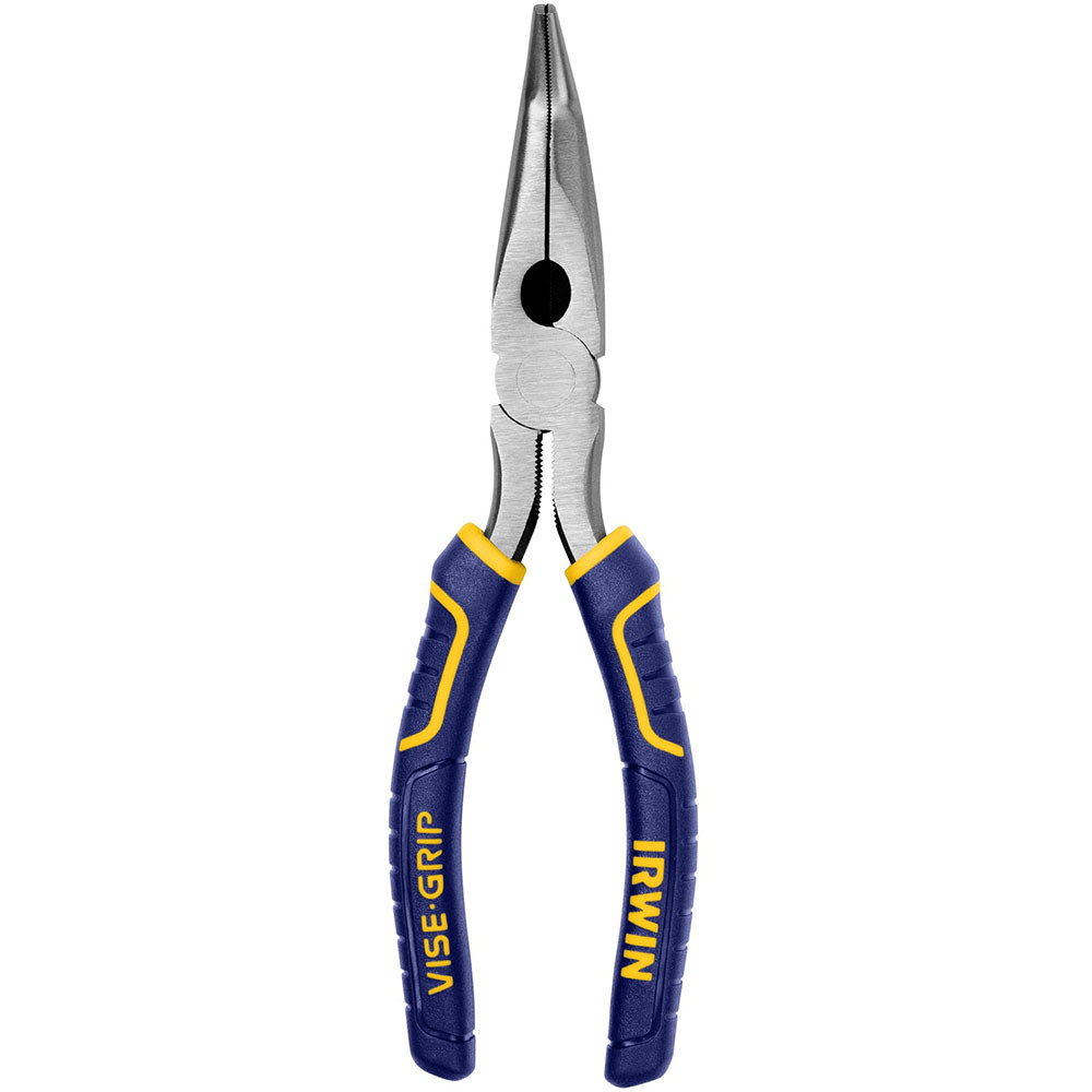 Irwin 8 In. Bent Long Nose Pliers 2078228 - Acme Tools