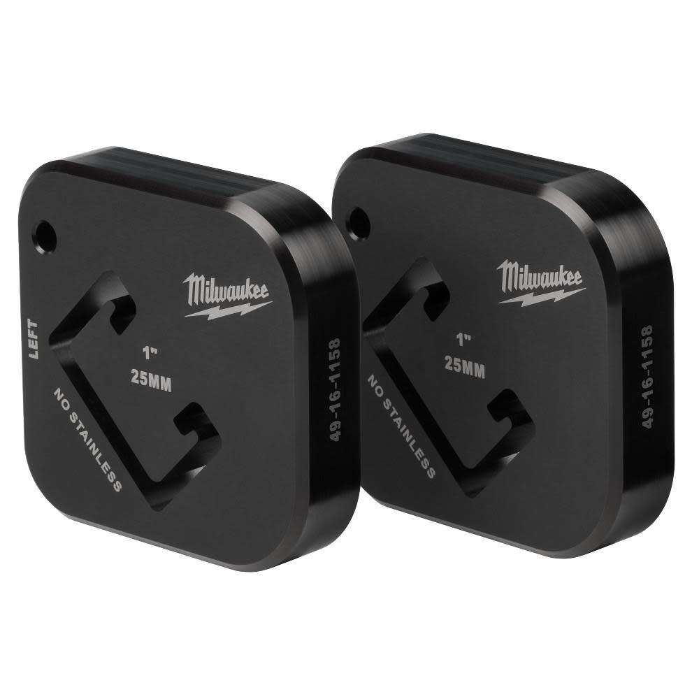 Milwaukee 1 Inch x 1-5/8 Inch Single Strut Shearing Dies 49-16-1158 ...