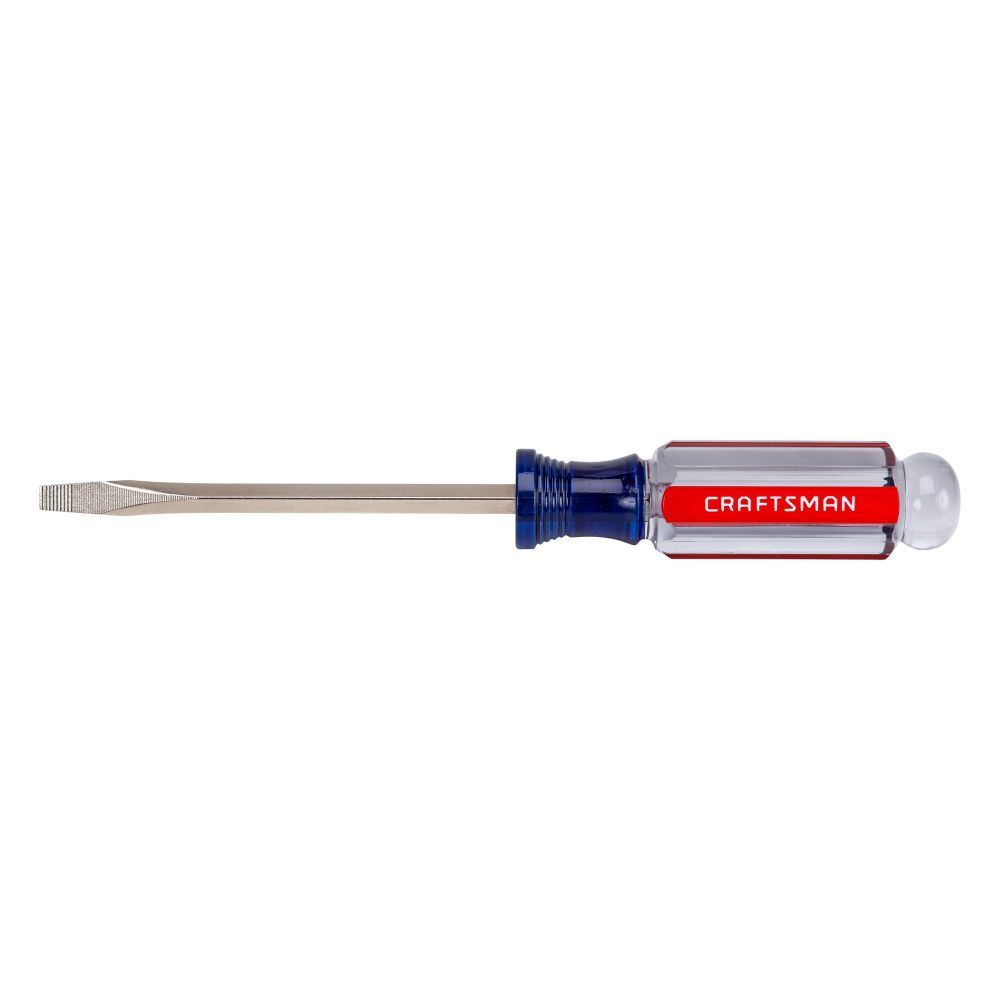 CRAFTSMAN 3/16 Inch x 4 Inch Slotted Acetate Screwdriver CMHT65021 ...