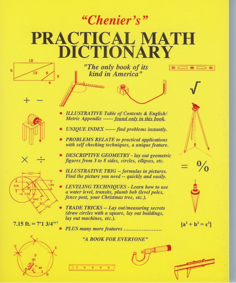 Chenier Educational Ent Practical Math Dictionary 60611 - Acme Tools