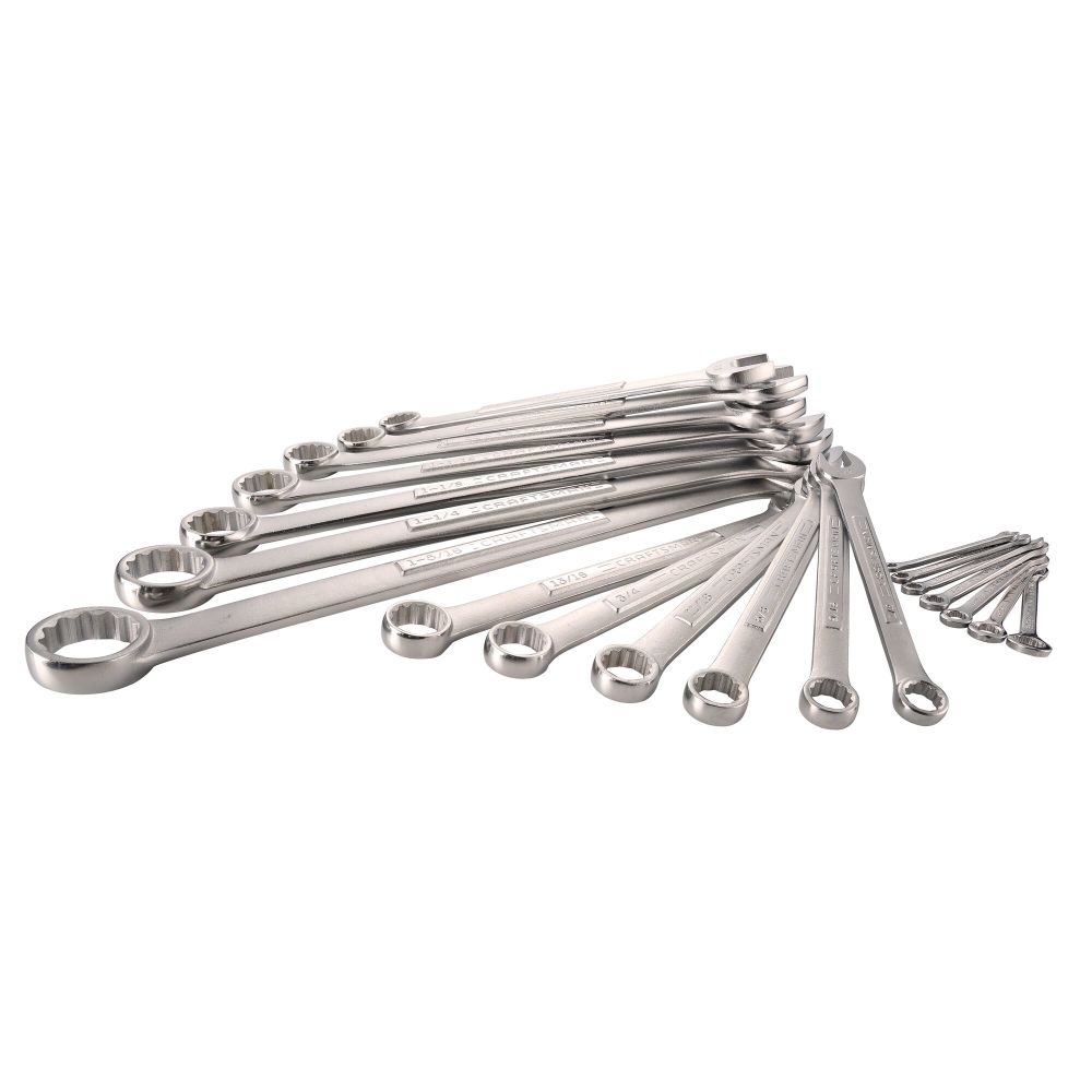 CRAFTSMAN SAE Combination Wrench Set, 20pc CMMT12069 - Acme Tools