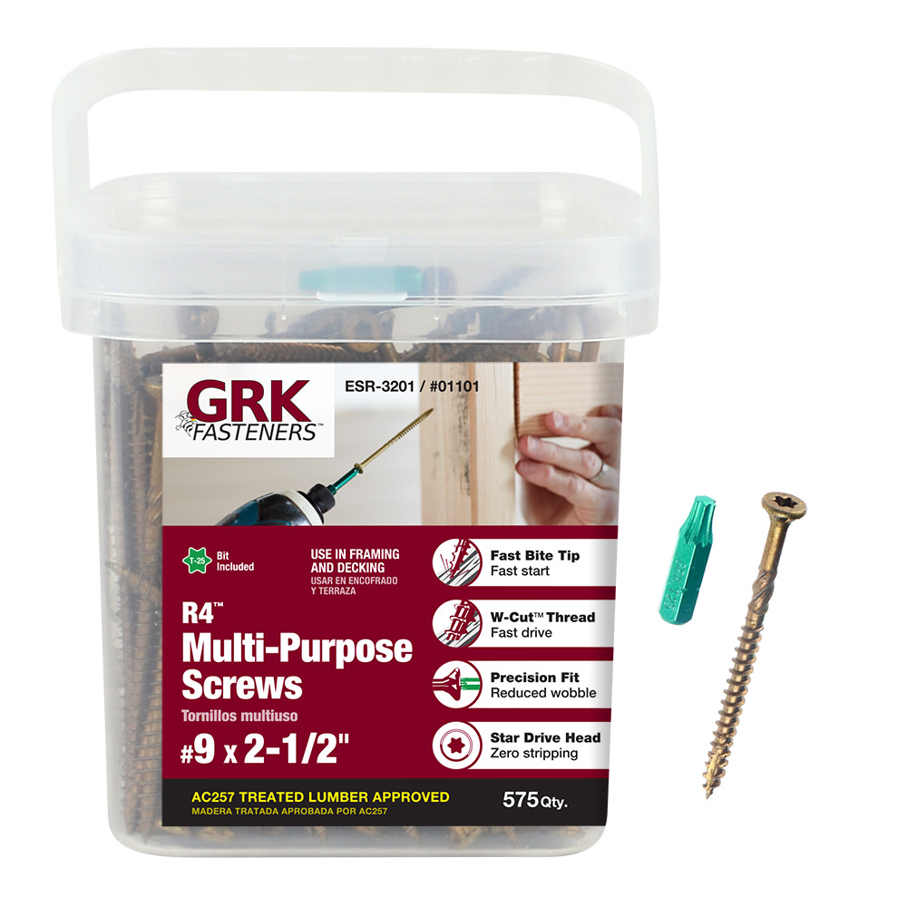 GRK Fasteners R4 Screw Pro-Pak 9 x 2in1/2 01101 - Acme Tools