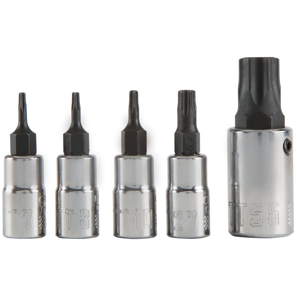 CRAFTSMAN Tamperproof Torx Bit Socket Set, 5pc CMMT42616 - Acme Tools