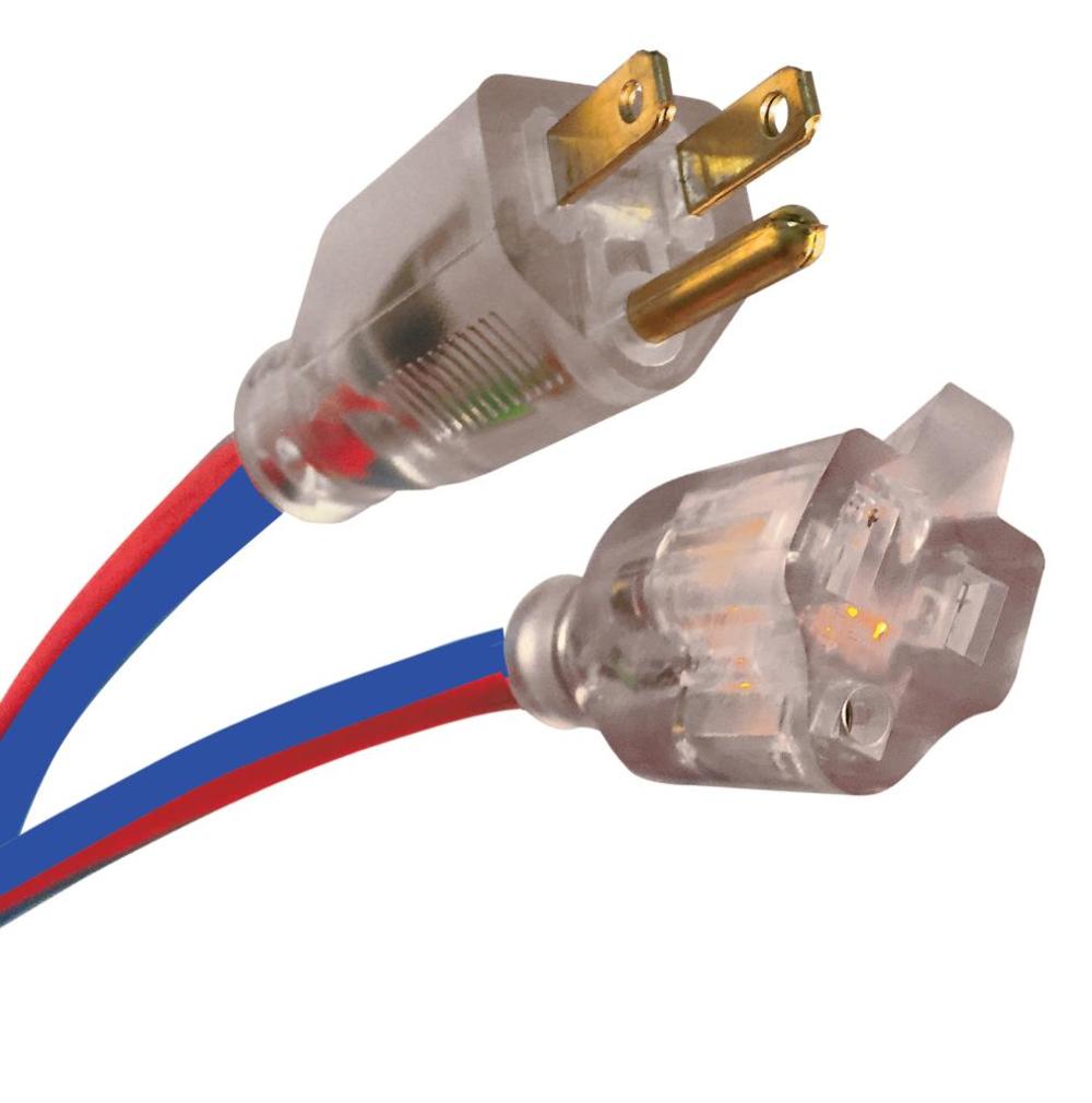 Voltec 12/3 Extreme Cold Weather Extension Cords with Lighted Plug ...