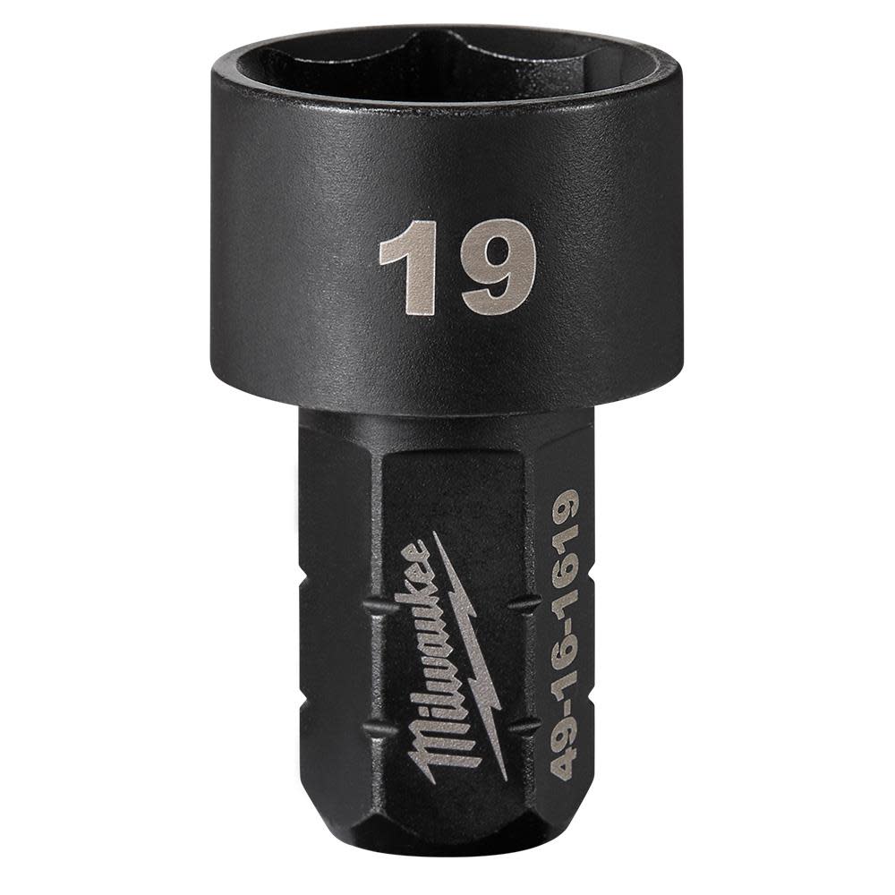 Milwaukee INSIDER Box Ratchet Socket 6 Point 19mm 49-16-1619 - Acme Tools