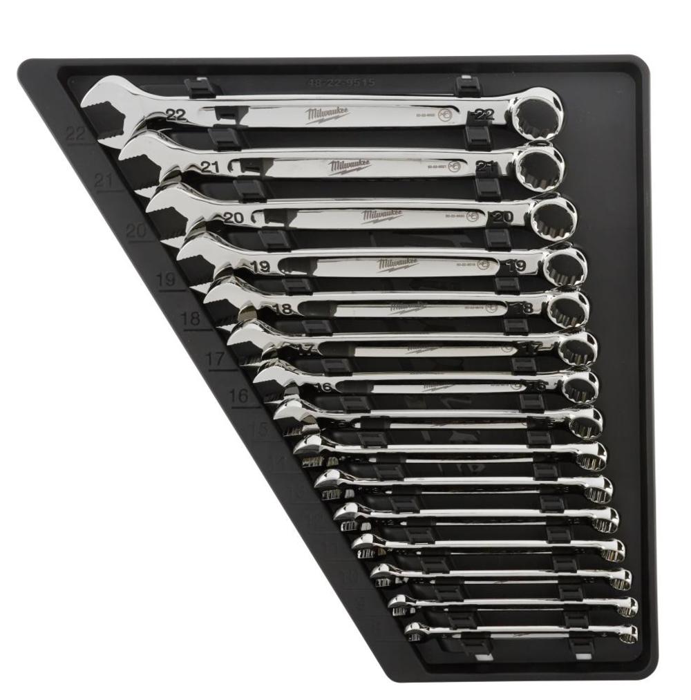 Milwaukee 30pc SAE Metric Combination Wrench Set 48 22 9415 9515B Acme Tools