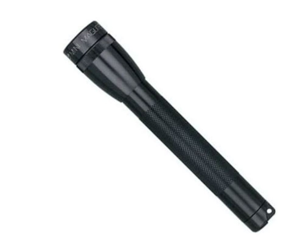 Maglite Handheld Flashlight Mini 14 Lumens Black AA Cell Xenon 106-000 ...