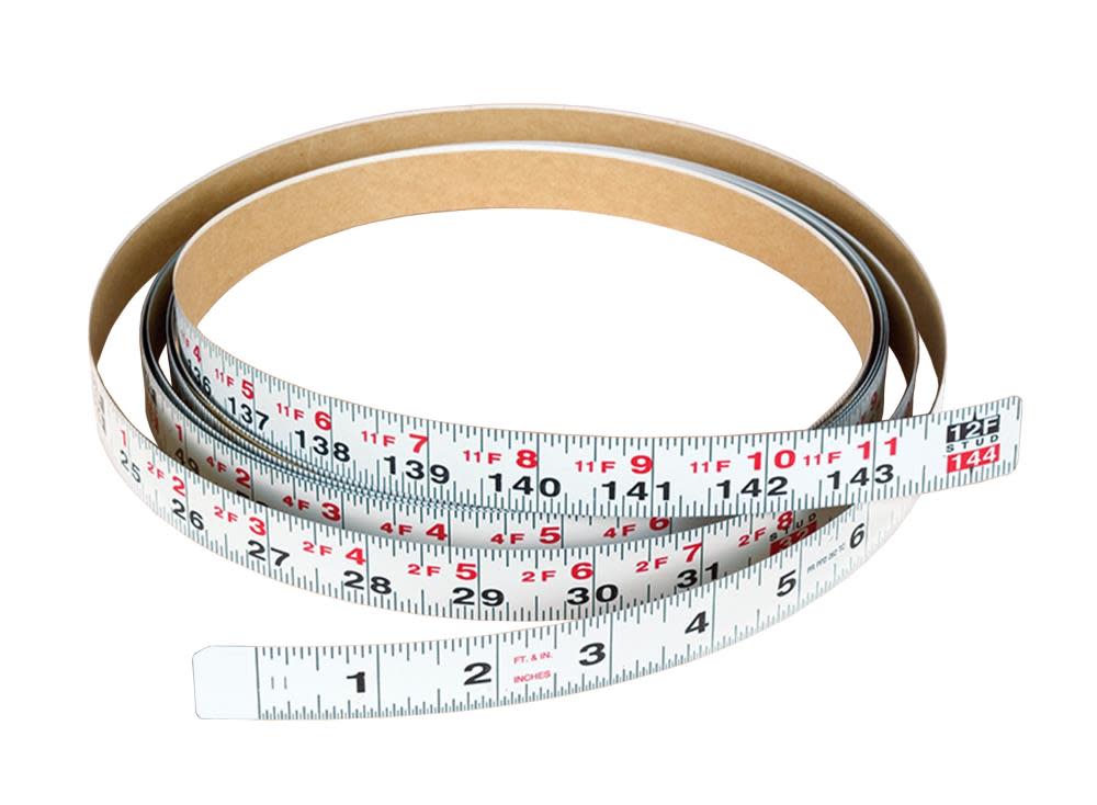 Delta Adhesive-Backed Measuring Tape 12-ft 79-065 - Acme Tools