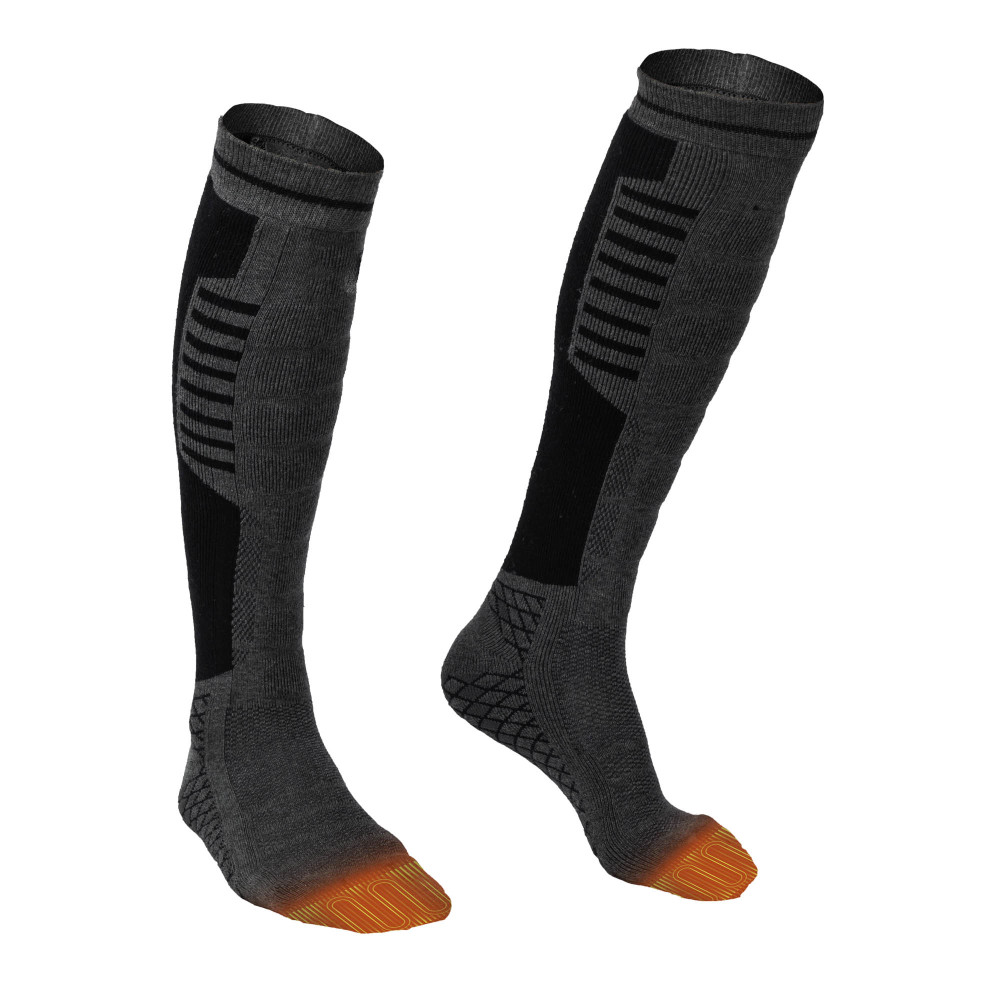 Mobile Warming Thermal Heated Socks Unisex 3.7V Dark Gray Small ...