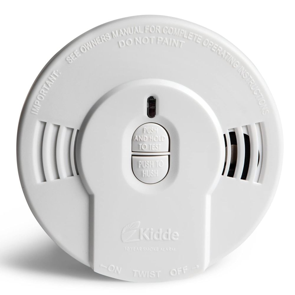 Kidde i9010 Sealed Lithium Battery Power Smoke Alarm with Hush 9000136 ...