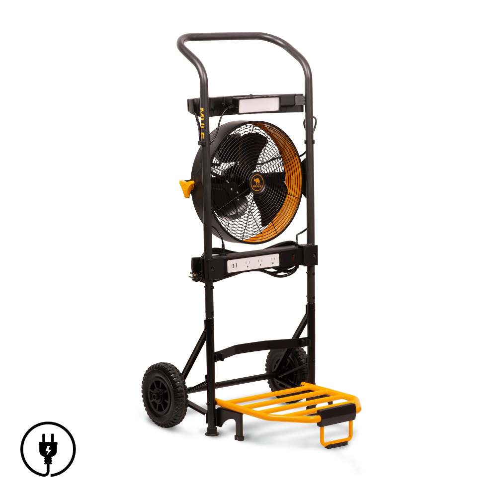 Mule 2500 Cfm 0.52A 3 Speed Corded Mobile Workshop Fan 52000 - Acme Tools