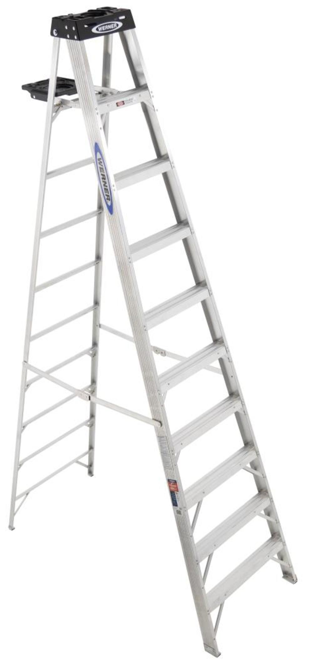 Werner 10ft Aluminum Type IA Step Ladder 310 - Acme Tools