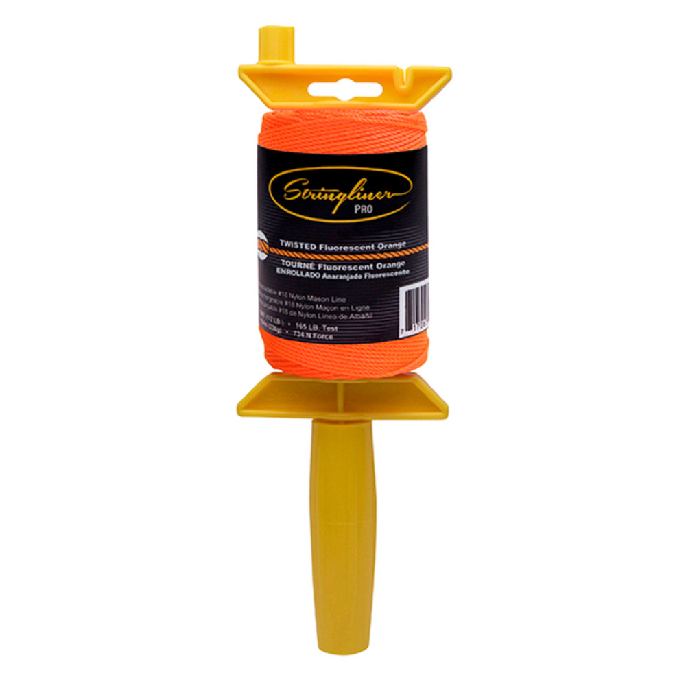 Stringliner Pro Twisted Fluorescent Orange 540 ft 25406 - Acme Tools