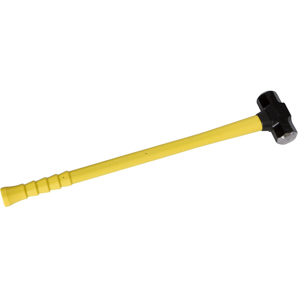 Nupla 12 Lbs Steel Head Sledge Hammer with Fiberglass Handle 75.27-812 ...