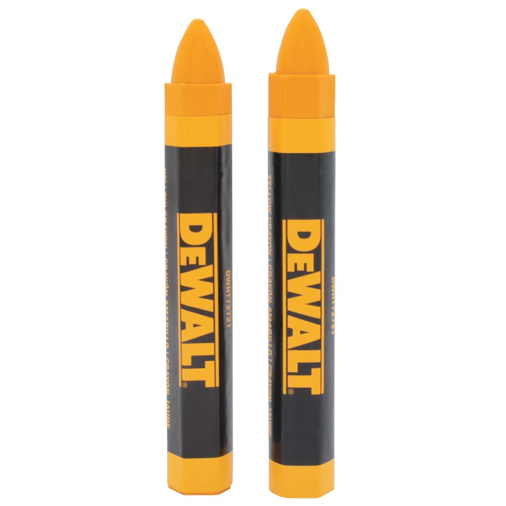 DEWALT Yellow Marking Crayon DWHT72721 - Acme Tools
