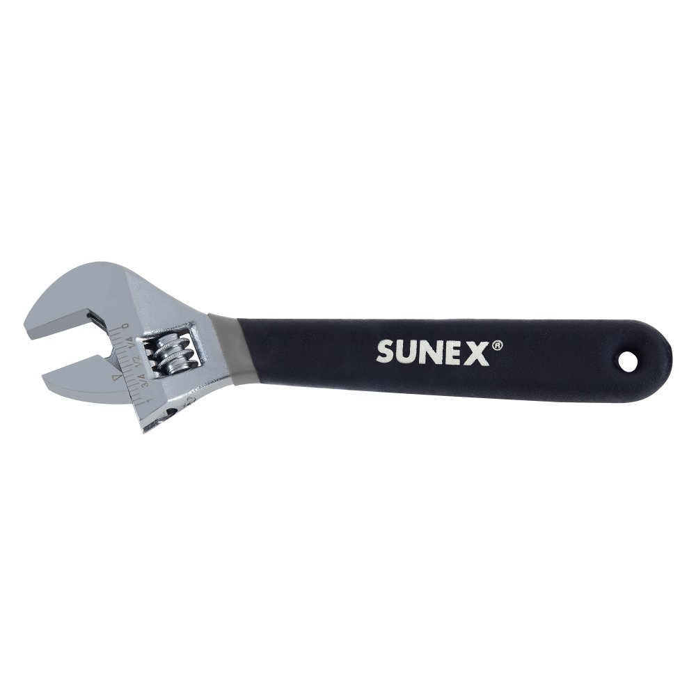Sunex 8 Inch Length Steel Long Handle Adjustable Wrench 961802A - Acme ...