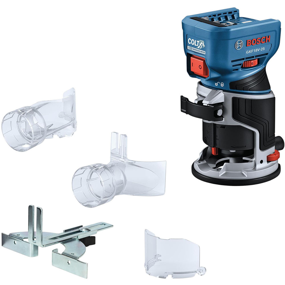 Bosch 18V Brushless Colt Palm Router (Bare Tool) GKF18V-25N - Acme Tools