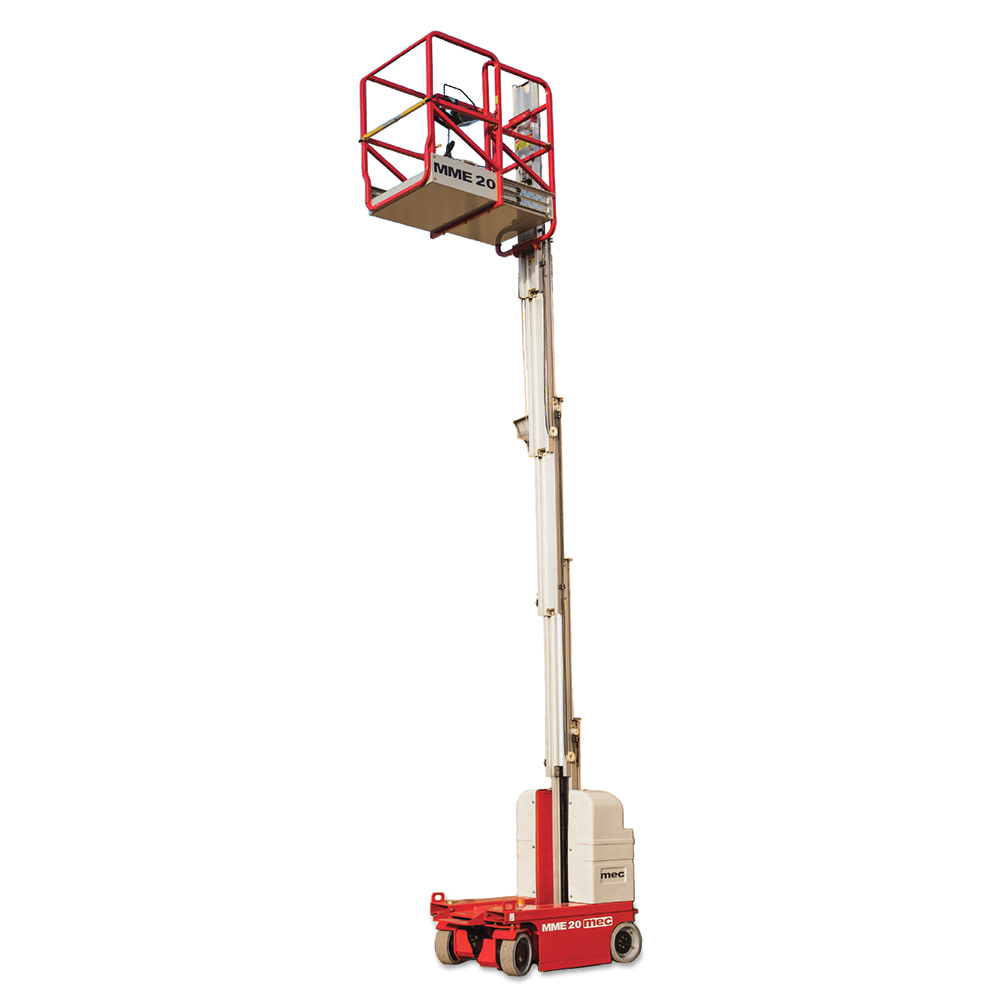 MEC 20 Ft. Electric Vertical Mast Lift MME20 from MEC - Acme Tools