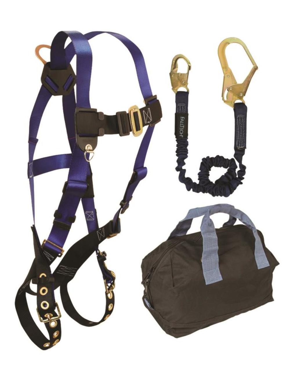 Falltech Fall Protection Starter Kit - 7016 Harness 8253 SAL 5005P Gear ...