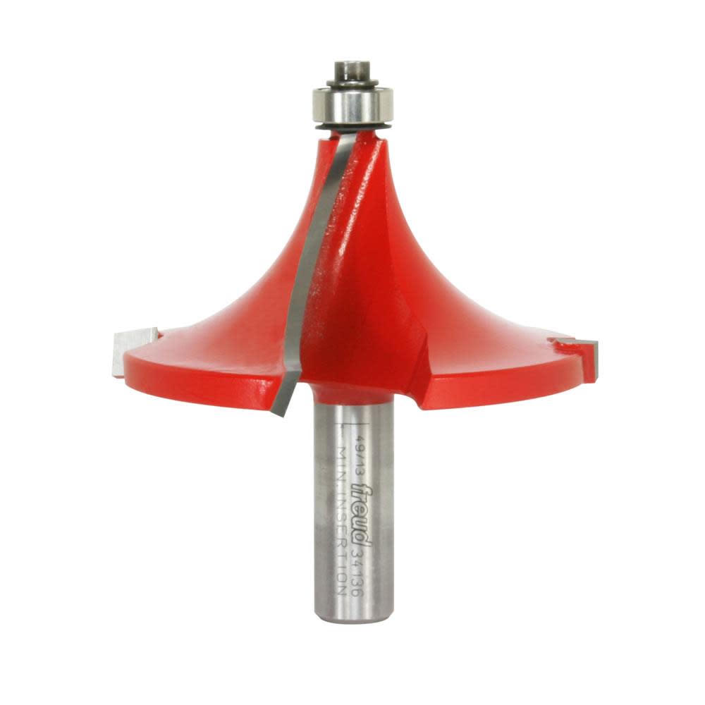 Freud 1-1/4 In. Radius Quadra-Cut Rounding Over Bit with 1/2 In. Shank ...