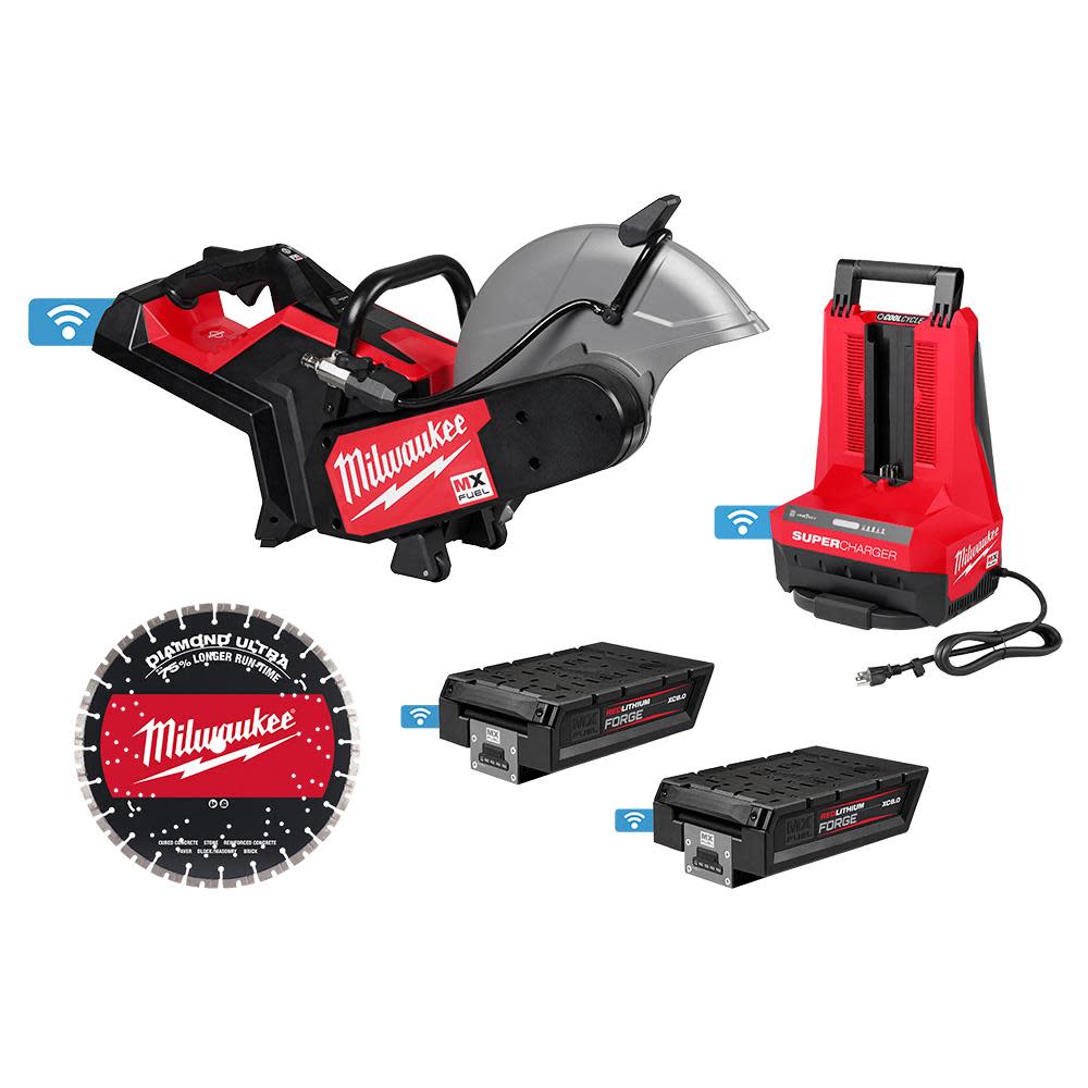 Milwaukee MX FUEL 14 in Cut-Off Saw with RAPIDSTOP Brake Kit MXF315-2XC ...