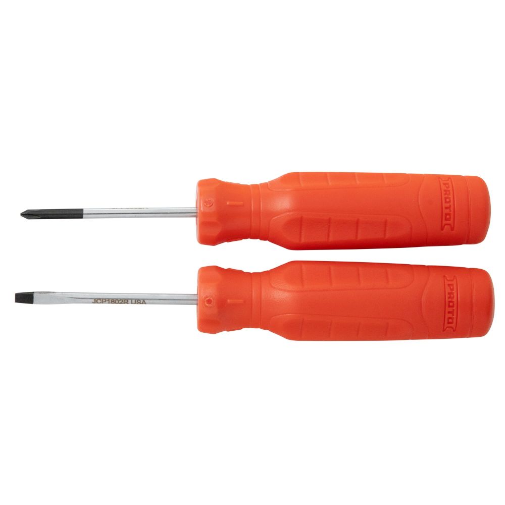 Proto 2 Piece Precision Combination Screwdriver Set J1202SCF - Acme Tools