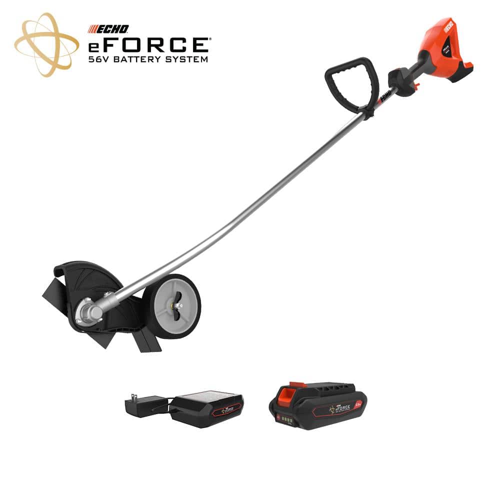 Echo eForce 56V 2.5Ah Battery-Powered Edger Kit with Battery and ...