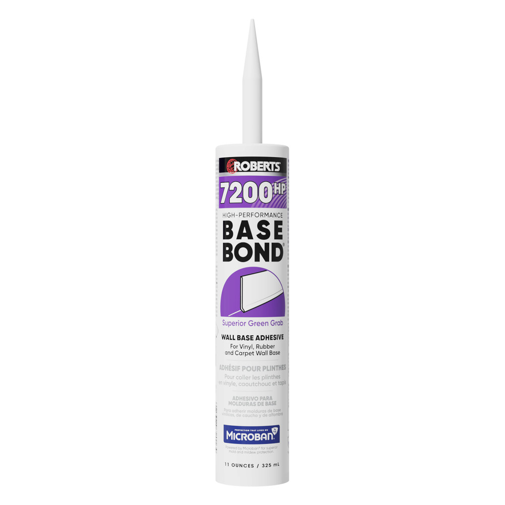 Roberts High-Performance BASE BOND Wall Base Adhesive - 11 Oz. (325 mL ...