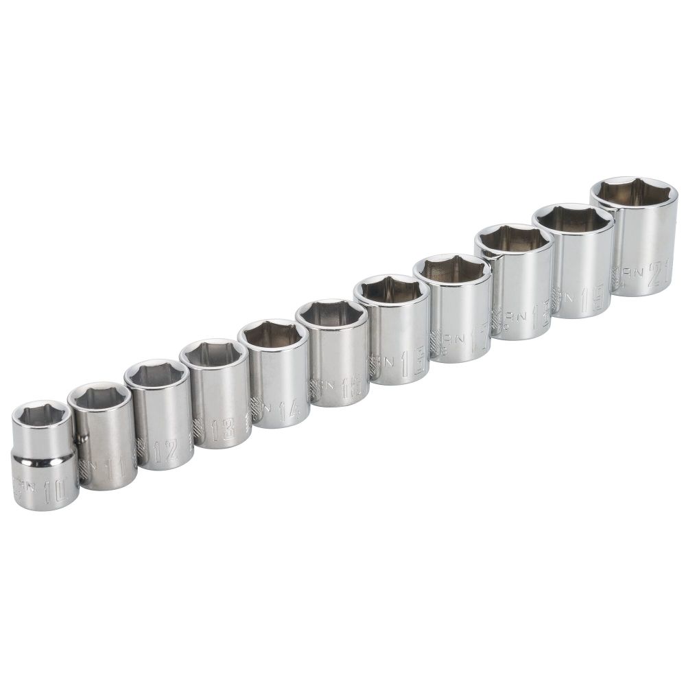 CRAFTSMAN 3/8-in Drive Metric 6 Point Socket Set, 11pc CMMT12043 - Acme ...