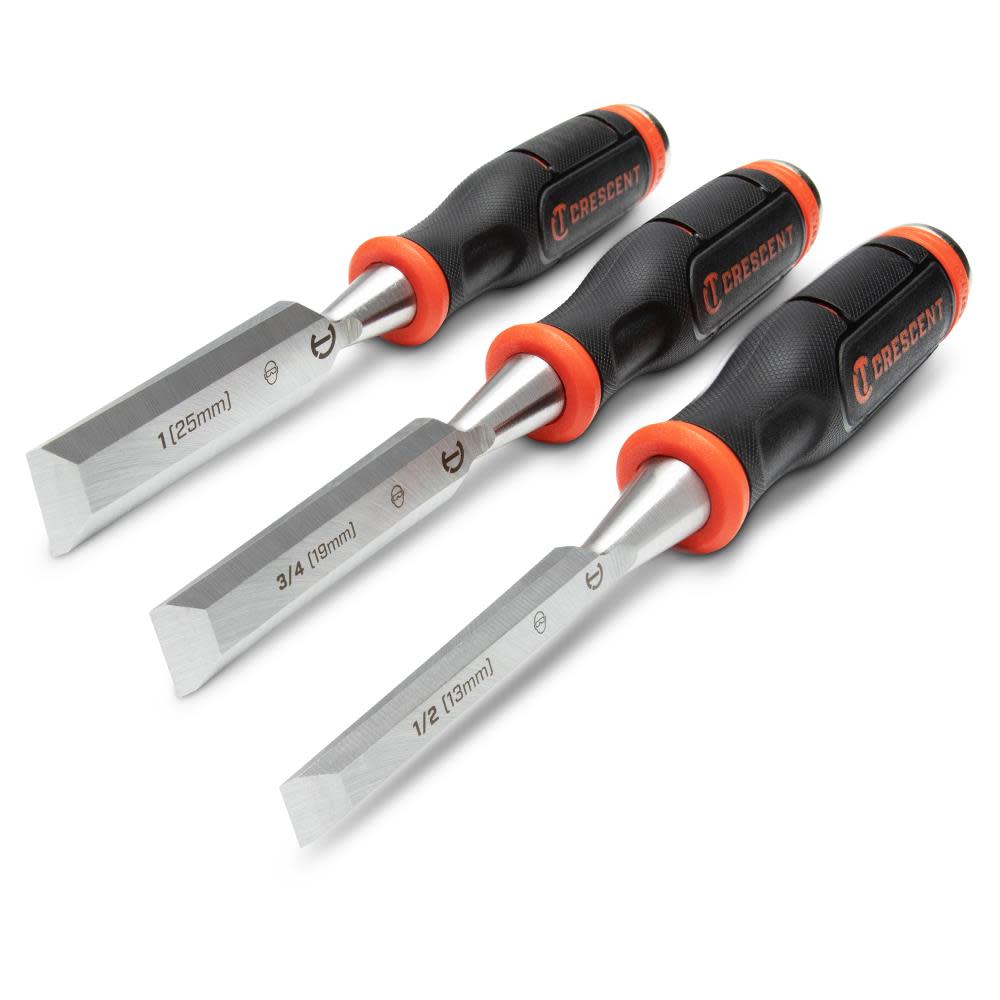 Crescent Wood Chisel Set 3pc CWCHS3 - Acme Tools