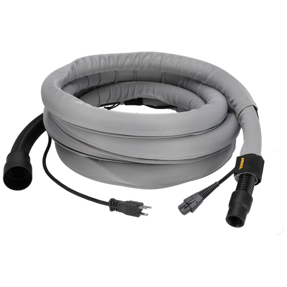 Mirka 19.7 ft 110V Coaxial Electric Cable/Vacuum Hose with Sleeve ...