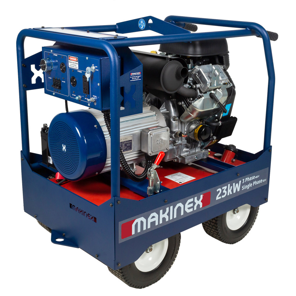 Makinex 24,100 Watt Gas Powered Portable Generator GEN-23P-MS-480 ...
