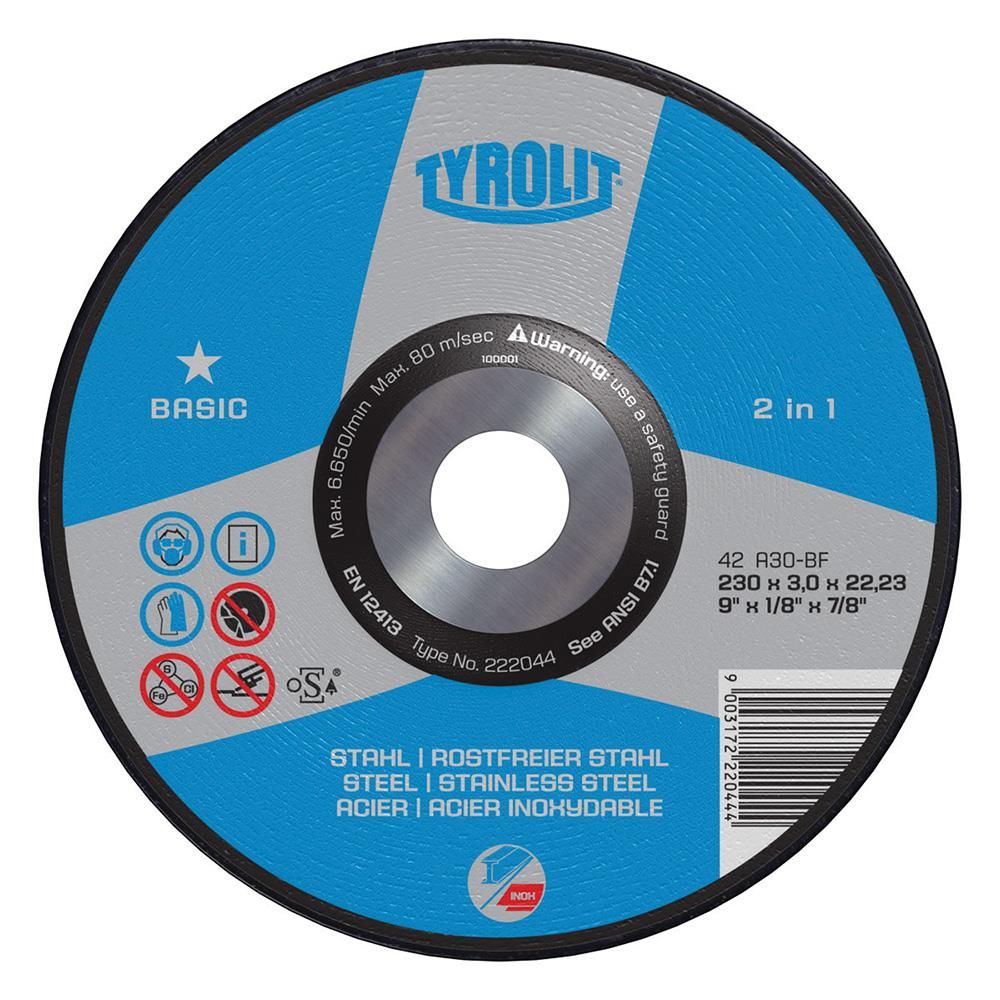 Diamond Products Tyrolit BASIC Super Thin Wheels for INOX Steel ...
