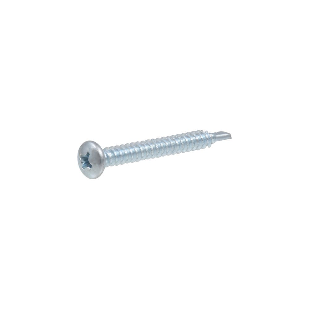 Hillman #8-18 x 1 1/2in Zinc Pan Phillips Self Drilling Screw 100pk ...