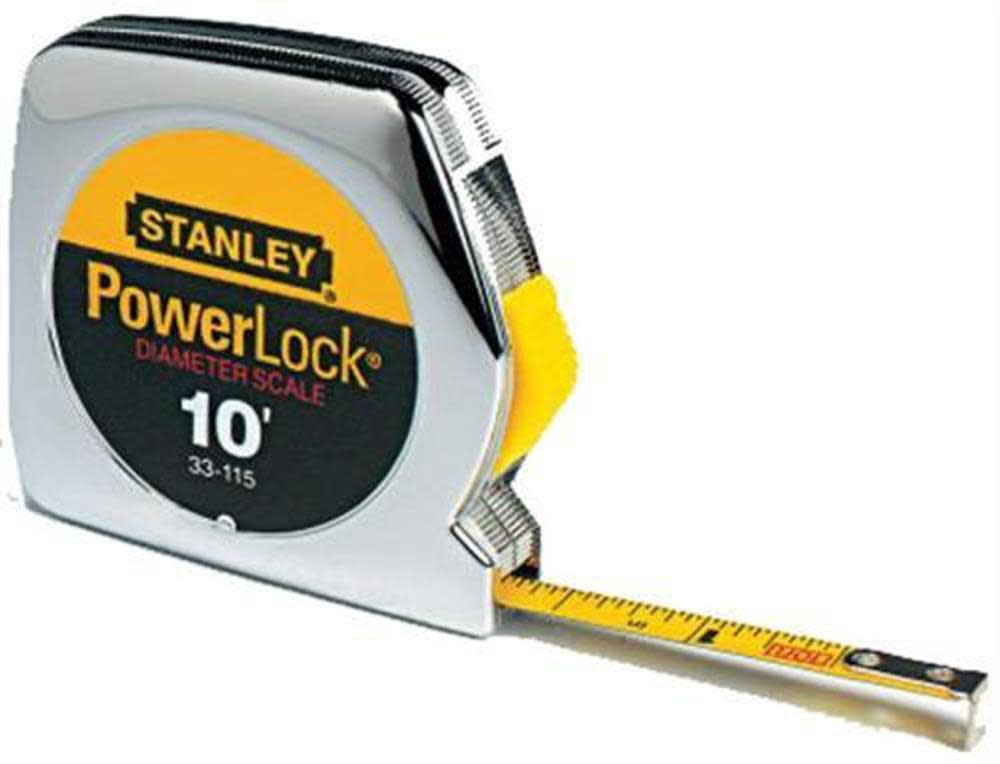 Stanley PowerLock Pocket Tape Rule with Scale 1/4 In. x 10 Ft. 33-115 ...