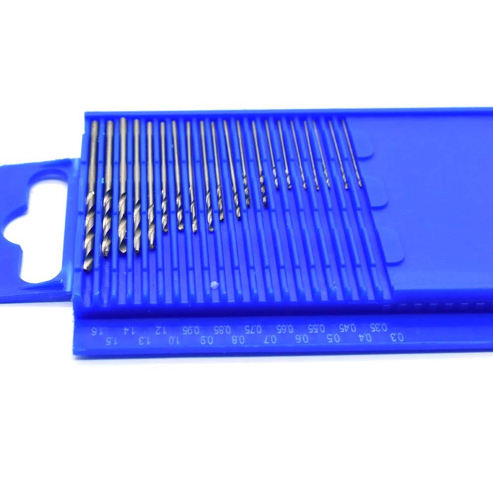 Big Horn 20-PC #61-80 Numbered High Speed Steel Tiny Small Drill Bit ...