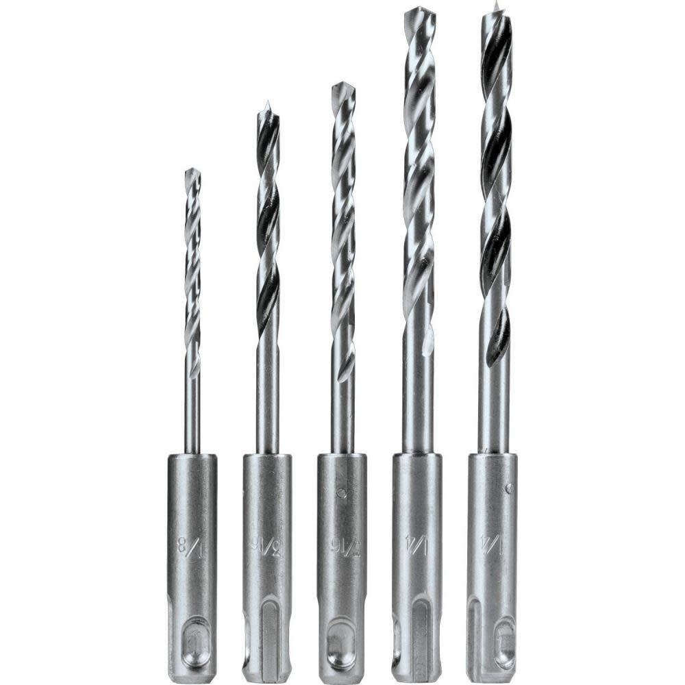Makita Assorted SDS-Plus Metal and Wood Drill Bit Set 5pc B-59243 ...