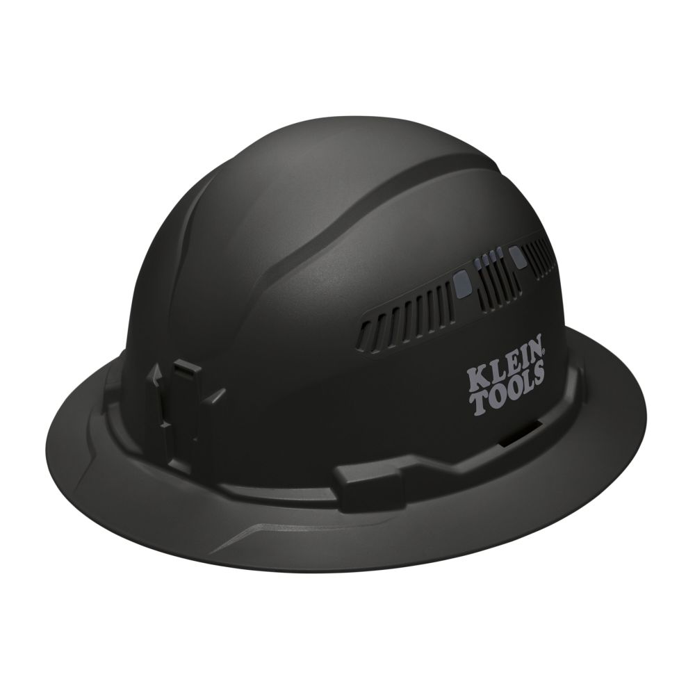Klein Tools Full Brim Style Vented Hard Hat Black 60961 - Acme Tools