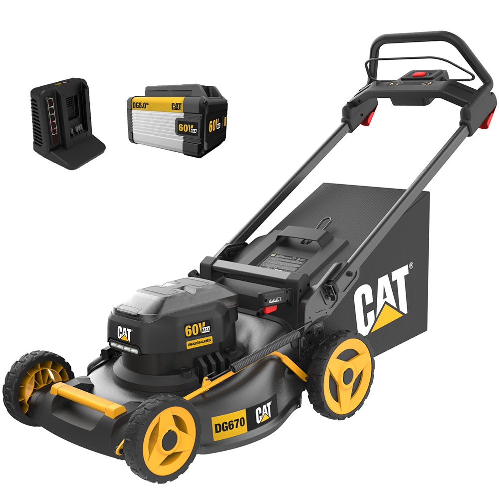 CAT DG670 60V 21in Brushless Lawn Mower Kit DG670 - Acme Tools