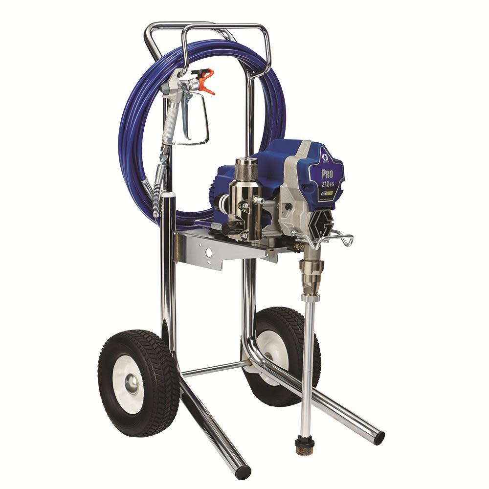 Graco Pro 210ES Airless Paint Sprayer with ProConnect Cart 17C305 from ...