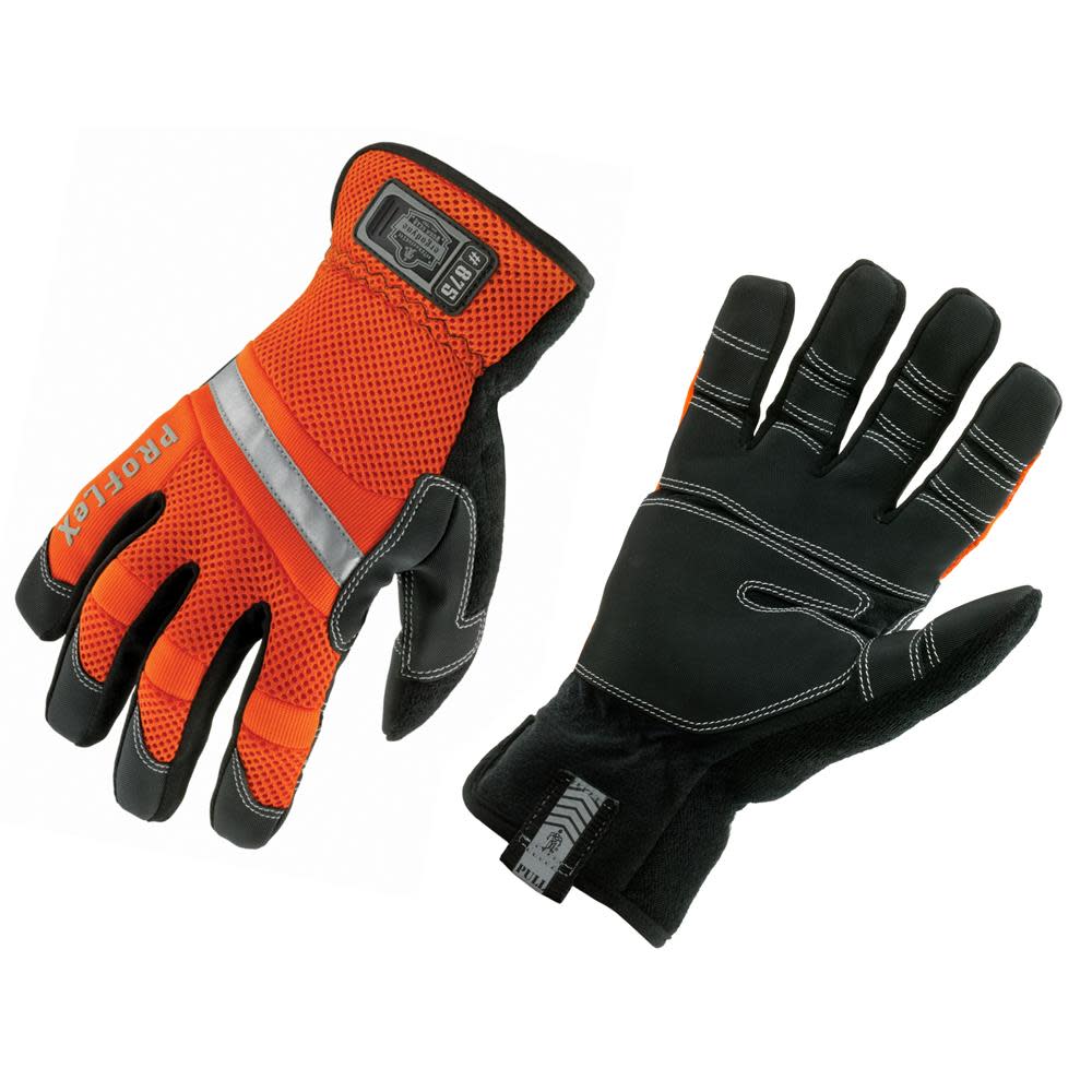 Ergodyne ProFlex 875 Hi-Vis Gauntlet Trades Gloves - Large 16404 - Acme ...